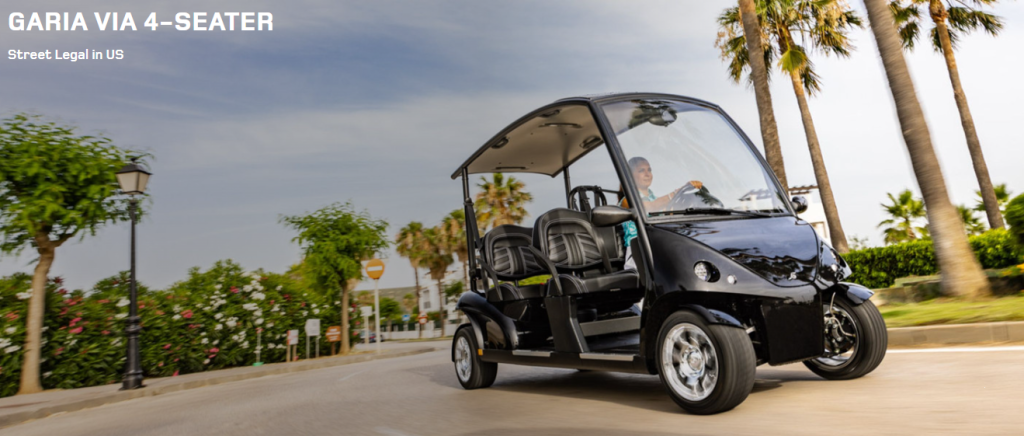 Garia Via 4-Seater LSV - Street Legal PTV